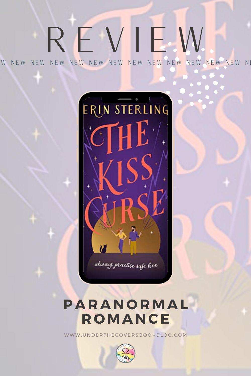 Paranormal Romance Review: The Kiss Curse by Erin Sterling - Under the Covers Book Blog