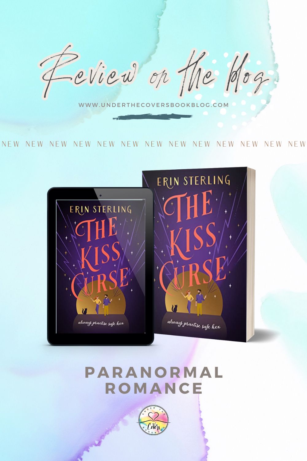 Paranormal Romance Review: The Kiss Curse by Erin Sterling - Under the ...